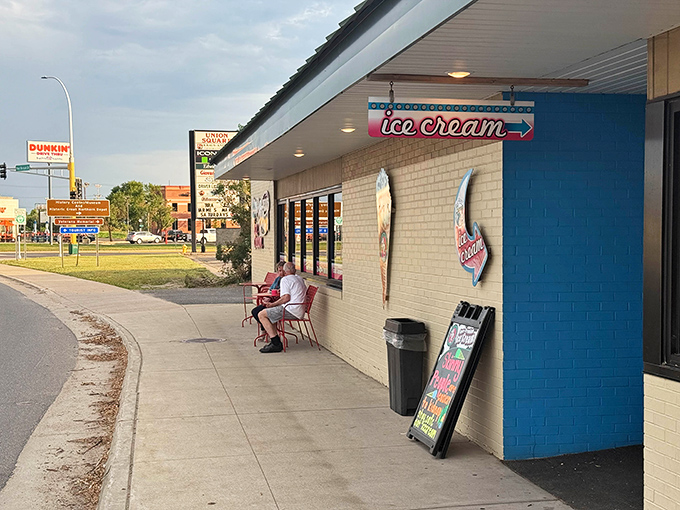 Even the local ice cream shop knows how to treat retirees right with generous scoops and gentle prices.