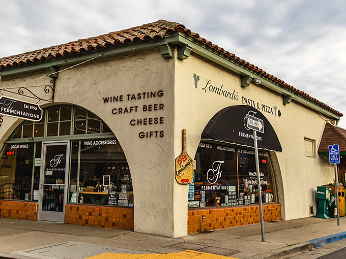 Cambria's storefronts look like they were designed for a movie set. The kind where everyone finds happiness and nobody checks their email.