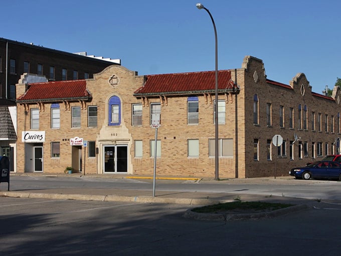 Historic storefronts line up like old friends sharing secrets about the good life in small-town Iowa.