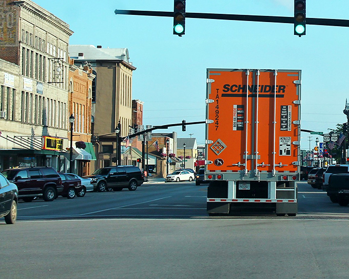 Celina's main street offers that perfect small-town vibe where parking spots are plentiful and friendly faces even more so.