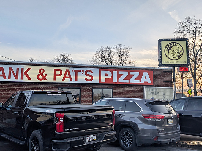 Classic brick and mortar pizza joints like this are becoming beautiful, delicious endangered species everywhere.
