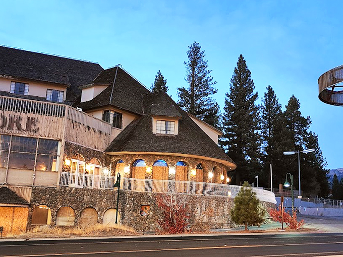 Stone and timber architecture promises the kind of cozy elegance that makes every dinner feel special.