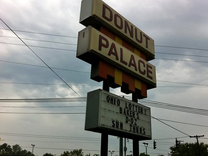 That vintage sign has guided hungry Daytonians through rain and shine to their sweet salvation since before smartphones existed.