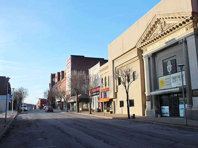 Brick buildings and tree-lined streets create the perfect backdrop for stress-free retirement living.