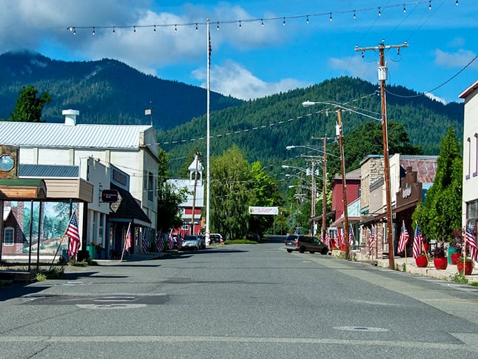 Stars, stripes, and strings of lights &ndash; Etna's main street offers small-town Americana at prices that won't force you to eat ramen in retirement.