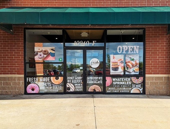Behind that brick exterior lies a donut paradise that would make Homer Simpson weep with joy.