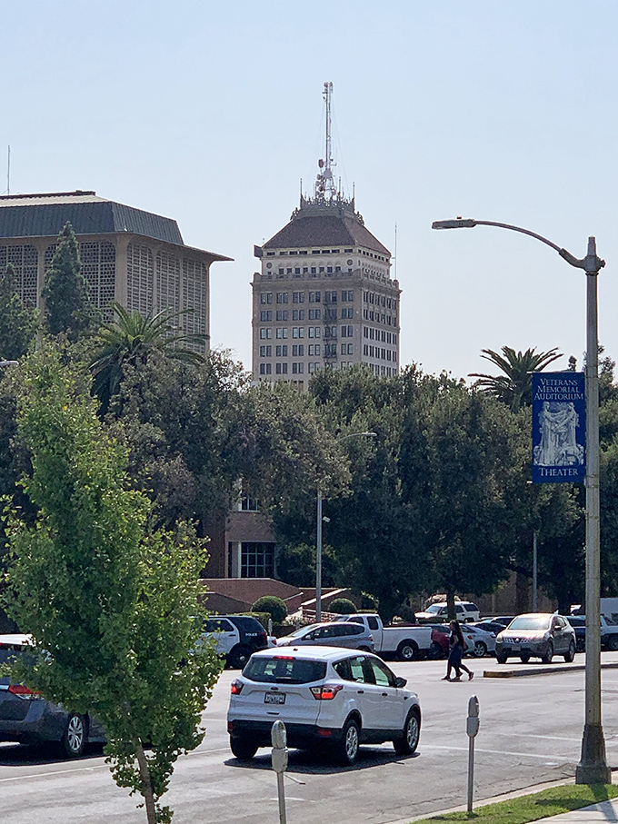 Those towering buildings whisper promises of culture and convenience at Central Valley prices.