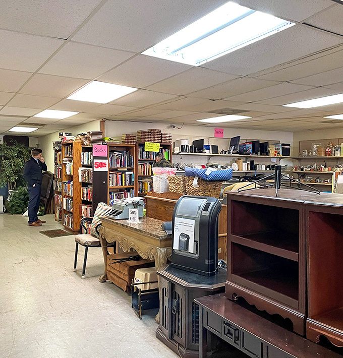 Books, furniture, and vintage finds create a cozy labyrinth of possibility in this aptly named neighborhood institution.