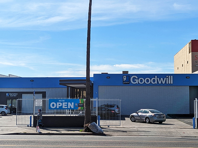 Sunset Boulevard's thrift shopping landmark - where Hollywood dreams meet everyday bargains in one massive, organized treasure trove.