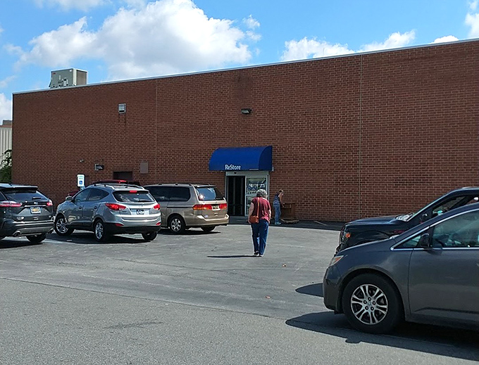 Those donation trucks aren't just for show - they're constantly feeding this beast of a bargain warehouse. 