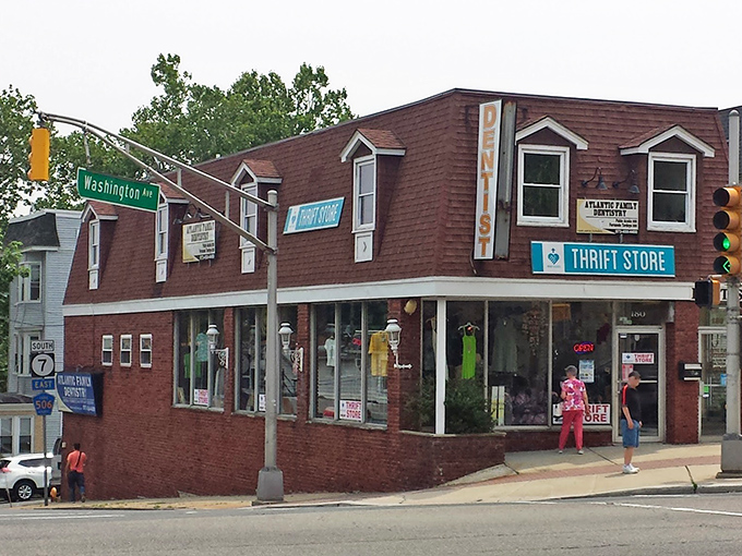 Perched on the corner of Washington Avenue, this unassuming thrift shop holds more treasures than its humble exterior suggests.