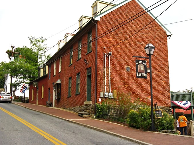 The Berkeley Street Tavern stands as a brick sentinel to Harpers Ferry's storied past. Like meeting a celebrity from another century who's aged remarkably well.