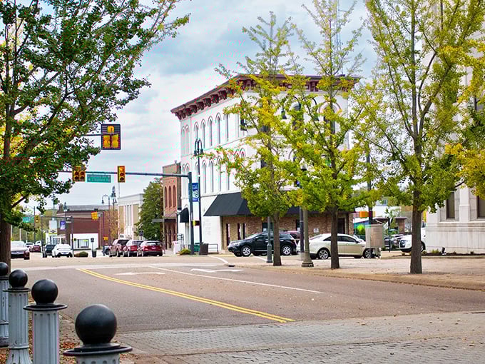 Wide streets and welcoming storefronts create an atmosphere where your retirement dollars feel right at home.