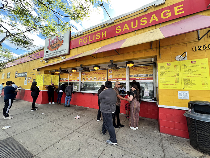 That vintage sign has guided countless late-night adventures toward the perfect Polish sausage sandwich &ndash; a Chicago rite of passage.