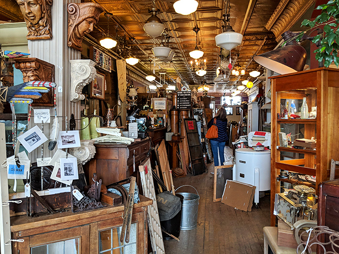 Kalamazoo Antique Market: "Wooden beams, tin ceilings, and treasures as far as the eye can see. Indiana Jones would skip the temple for this."