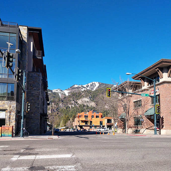 Sun Valley's peaks create a dramatic backdrop that makes every family vacation photo worthy of framing.