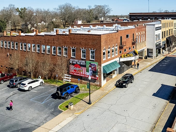 Brick facades and friendly sidewalks create the perfect backdrop for affordable retirement dreams coming true.