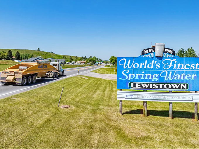 Lewistown proudly announces its "World's Finest Spring Water" &ndash; perhaps the secret ingredient to the town's refreshingly affordable lifestyle.