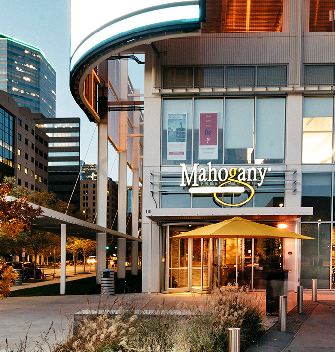 Those floor-to-ceiling windows showcase a dining experience that's as polished as the steaks are perfectly prepared.