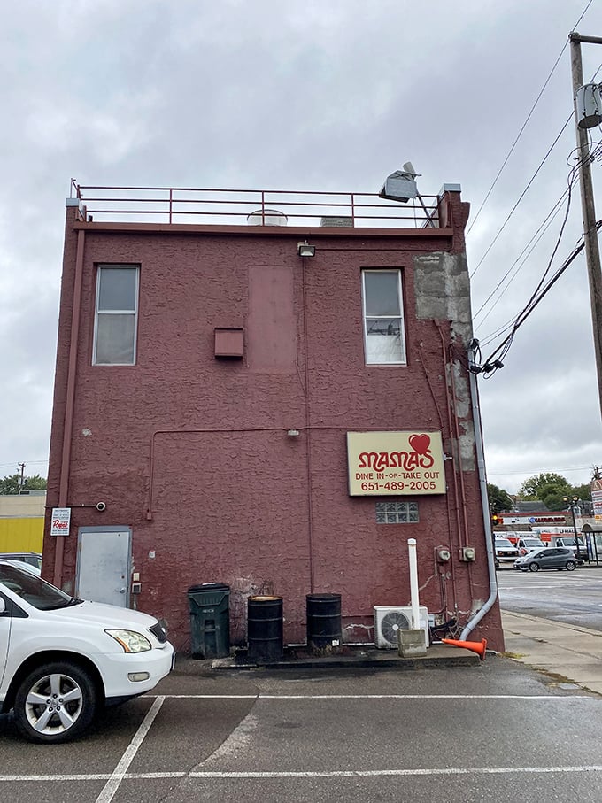 The side entrance might not look Instagram-worthy, but your taste buds couldn't care less about social media when that first bite hits.