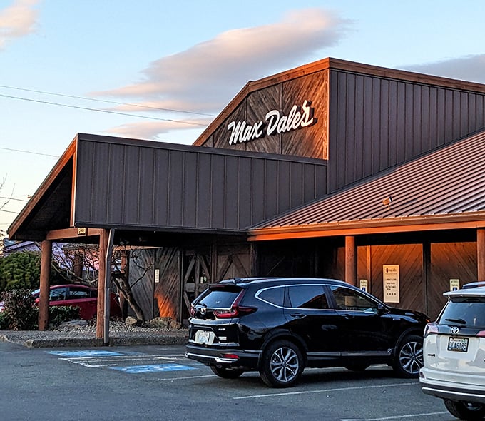 That distinctive roofline has been guiding hungry travelers to exceptional steaks for generations of satisfied diners.