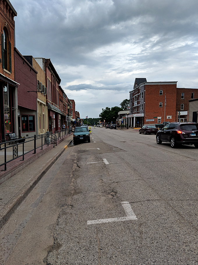 This river town's main street ends where Mark Twain's world begins, creating a timeline you can literally walk through.