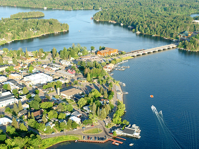 When your town sits on an actual island, every day feels like a mini vacation adventure.