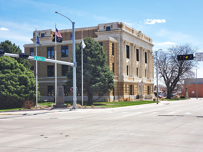 This beautiful stone building in North Platte has the gravitas of a bygone era. They just don't make them like this anymore.