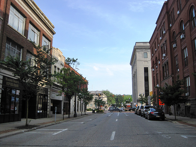 The kind of Main Street where you might find a treasure in an antique shop for less than your morning latte.