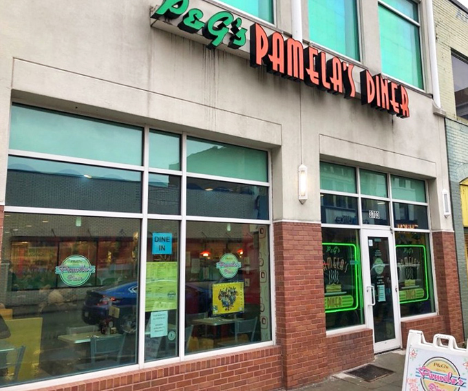 Green and inviting, this Forbes Avenue favorite has mastered the art of neighborhood diner perfection.