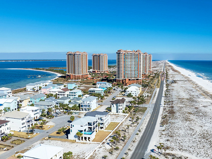 Pensacola's downtown skyline offers big-city amenities with small-town prices – the unicorn of Florida retirement options.