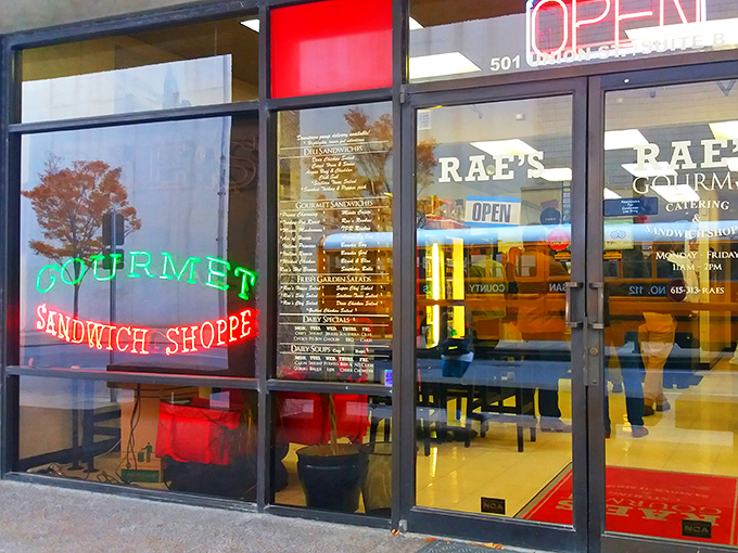 The neon "Gourmet Sandwich Shoppe" sign isn't lying &ndash; Rae's takes sandwiches to an art form.