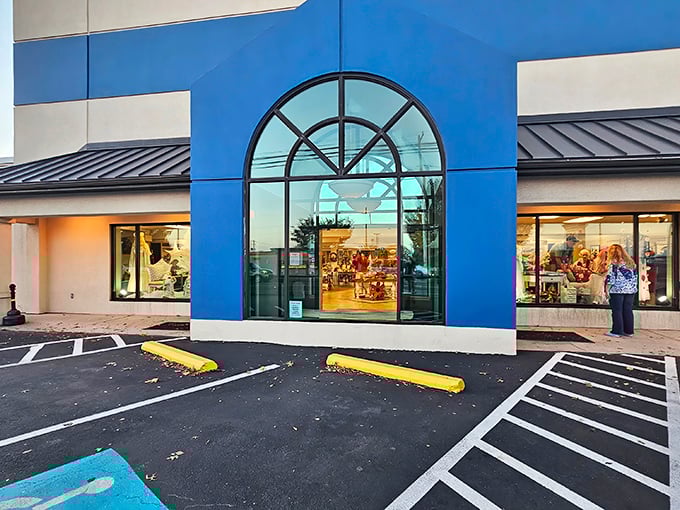 The cheerful blue and white exterior masks a treasure trove where yesterday's castoffs become tomorrow's favorites.