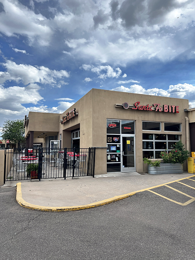 No fancy frills needed when your green chile cheeseburger can make grown folks weep tears of pure joy.