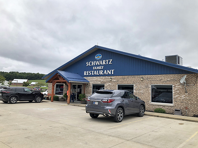 Don't let the modern exterior fool you&mdash;Schwartz Family Restaurant houses old-world recipes that have stood the test of time.