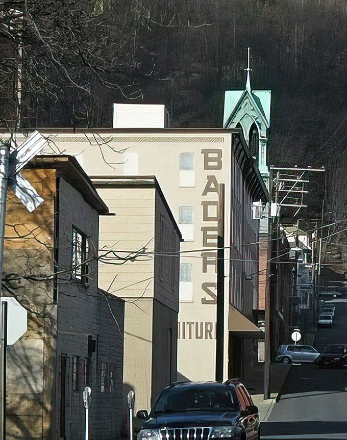 The narrow streets of Shamokin climb hillsides where modest storefronts advertise "Baer's Furniture" in faded glory. Like finding an old family recipe that still delivers comfort without fancy ingredients or prices!