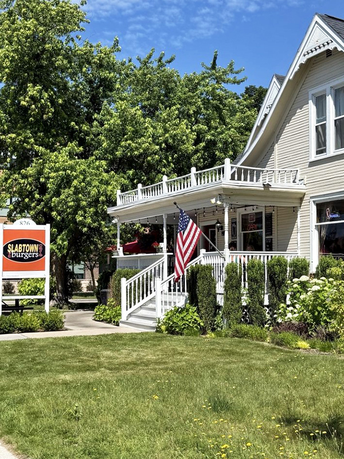 Who needs a castle when you can have a cozy house serving up Traverse City's finest comfort food?