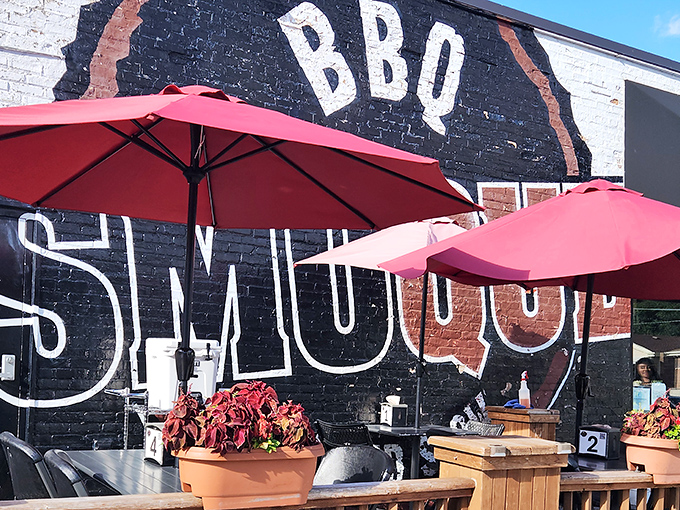 The bold "SMOQUE" painted on the wall isn't just a name &ndash; it's a promise of what awaits your taste buds inside this Chicago institution.