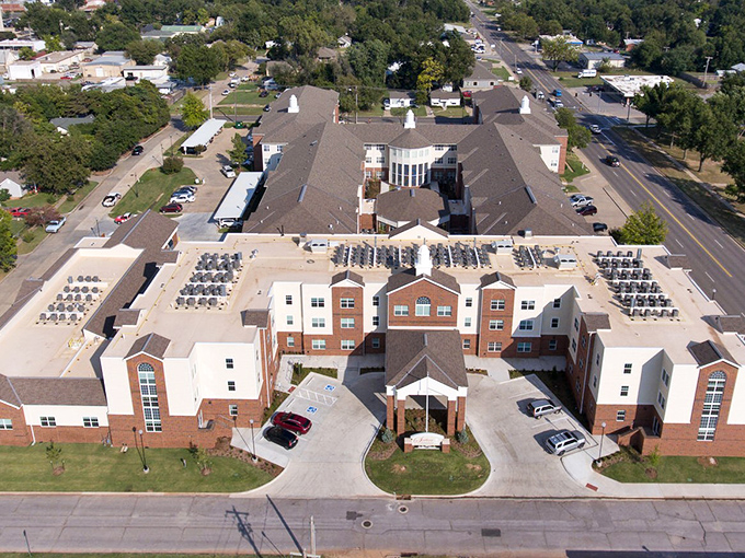 Spacious grounds and thoughtful design create the perfect backdrop for active retirement adventures.