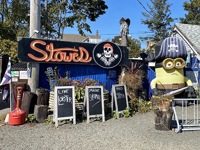 That inflatable minion might be the second-most surprising thing at Stowe's &ndash; right after how amazing their chowder tastes.