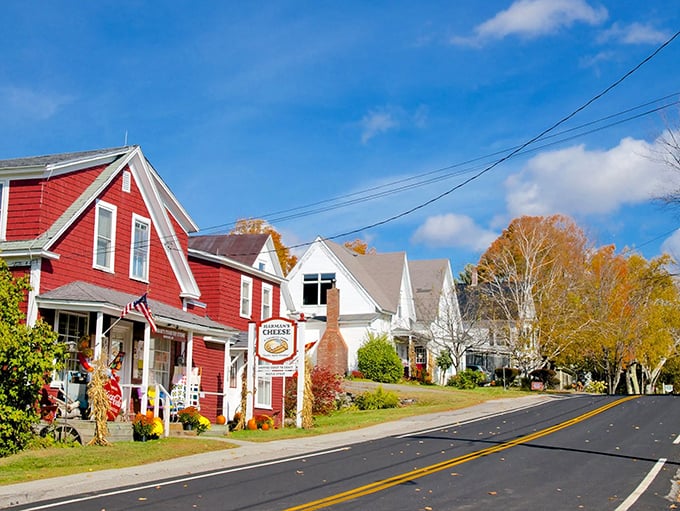 The approach to Sugar Hill unfolds like nature's own red carpet, welcoming visitors to this elevated slice of paradise.