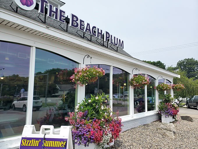 Behind those pristine windows and flower displays lurks some seriously impressive seafood &ndash; don't let the pretty facade fool you!