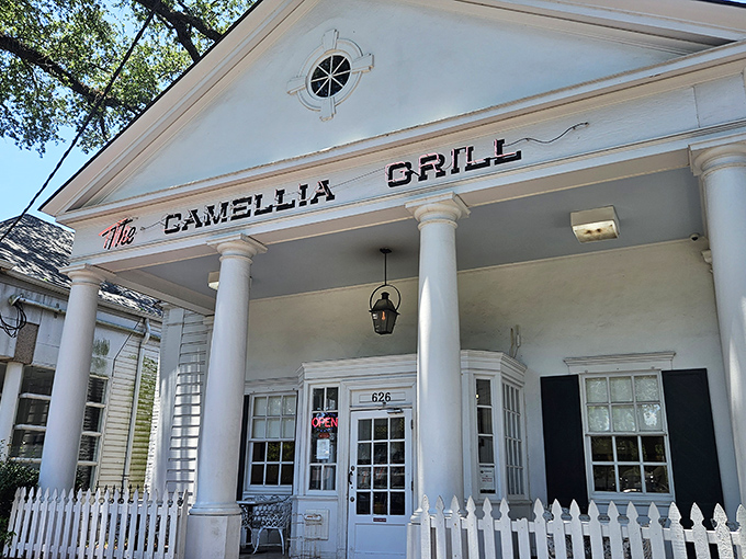 Column-fronted and character-filled, this architectural charmer houses counter service that's become a New Orleans breakfast tradition.