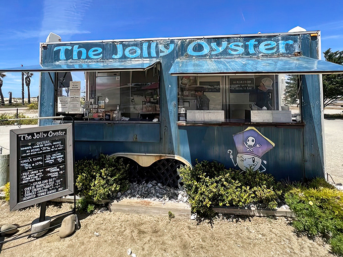 DIY seafood at its finest! The Jolly Oyster lets you play chef while keeping your toes in the sand. Oyster shucking has never been this fun.