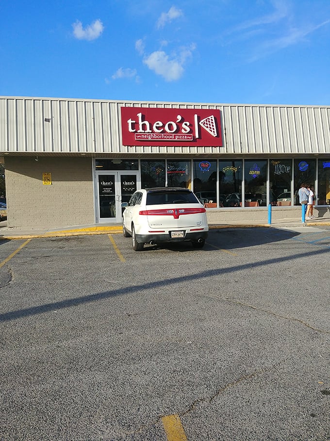 No frills, just thrills at Theo's, where the simple storefront hides Lafayette's most addictive square-cut slices.