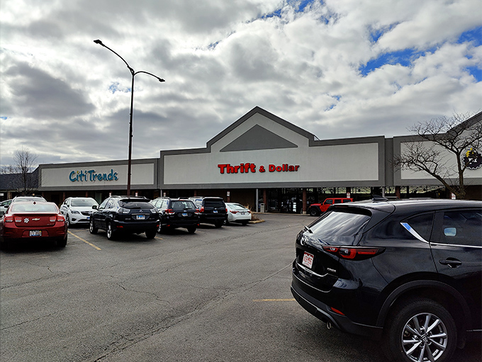 The retail equivalent of a mullet&mdash;simple business in front, party of savings in the back. Thrift & Dollar delivers without the flashy promises.