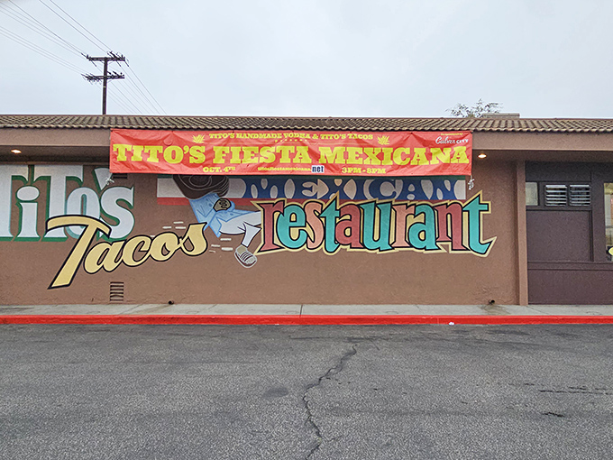 Those colorful murals hint at the fiesta of flavors waiting inside this institution.
