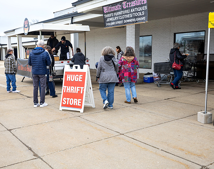 The crowd gathering outside tells you everything about the quality finds waiting inside this gem.