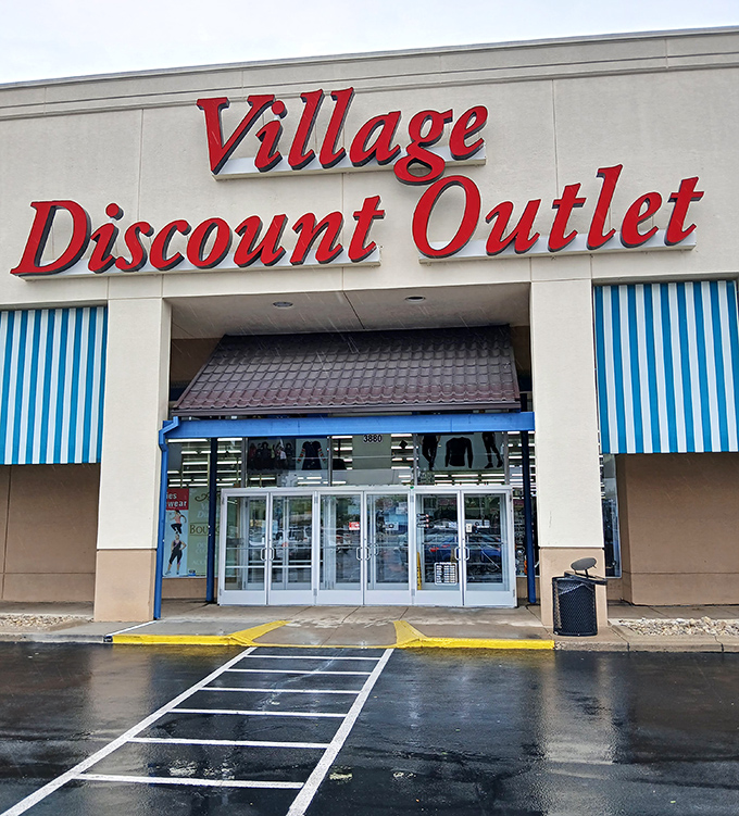 Those glass doors are practically begging you to come explore - retail therapy at its most affordable and exciting.