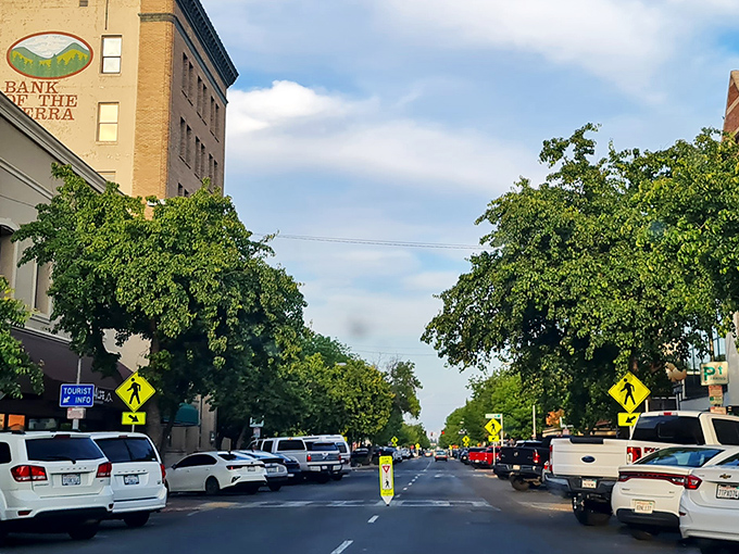 Visalia's welcoming downtown features historic buildings, ample parking, and pedestrian-friendly streets perfect for leisurely retirement strolls.
